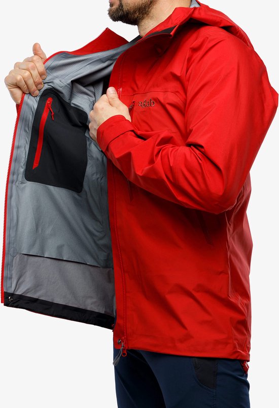 Rab Latok Mountain GTX Jacket QWH-24 Ascent Red L | bol.com