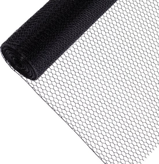 Kippengaas 13mm 1,00mm 150cm x 10m Zwart | bol.com