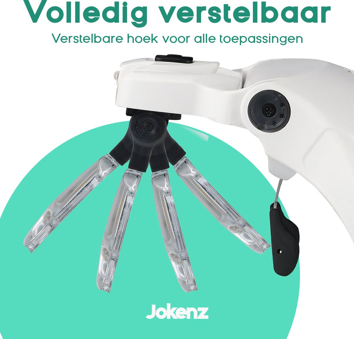 Jokenz® Professionele Loepbril met LED Verlichting - Vergrootglas bril ...