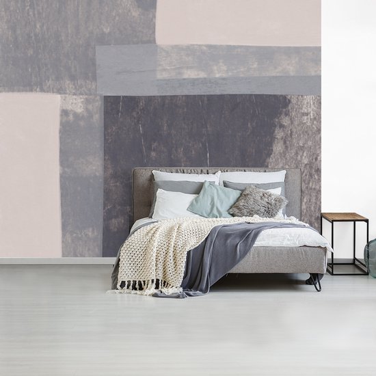 Vormen - Abstract - Verf - Geometrie - Behangpapier | bol.com