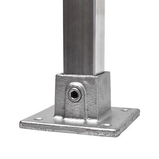 Steigerbuis koppeling Type 10-40 Vierkante voetplaat | bol.com