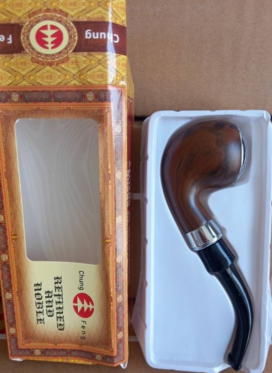 ByAlcan - Startpijp - Houten Pijp - Acryl Body - Metalen Mondstuk ...