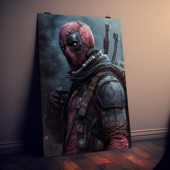 XFLEX Luxe Art Canvas Deadpool Marvel Avengers 90x60cm | bol.com