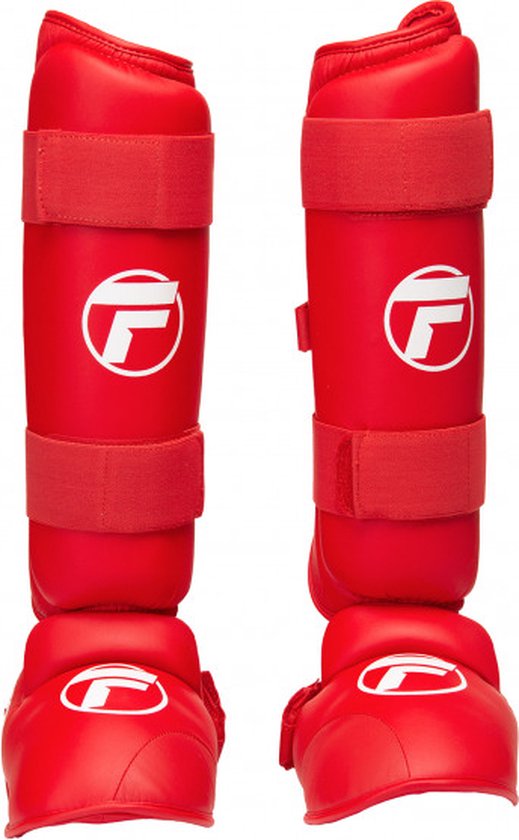 Topfighter Karate Scheen- en voetbescherming Challenger WKF Style Rood Medium | bol