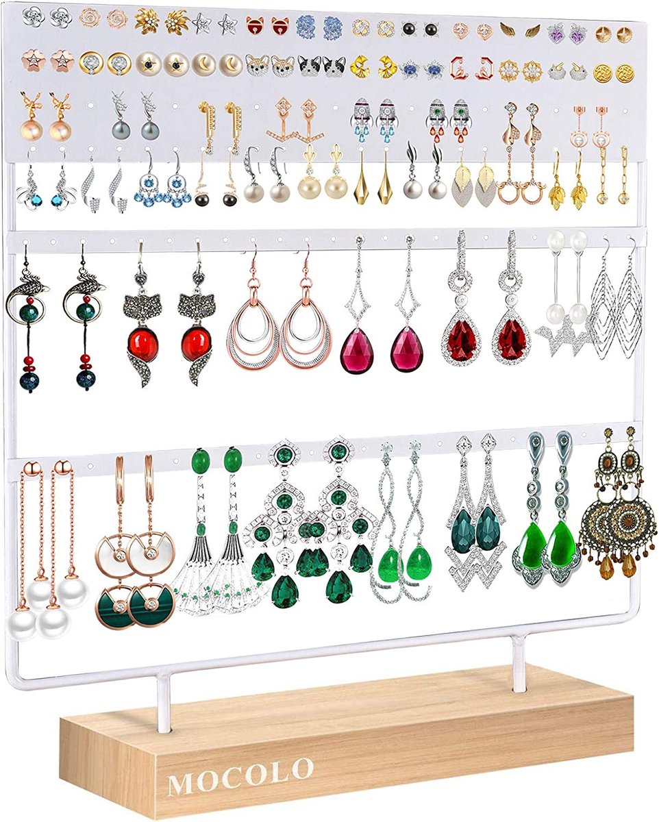 Organizerstandaard, displayhouder voor studs, oorbelhouder, standaard voor het... | bol