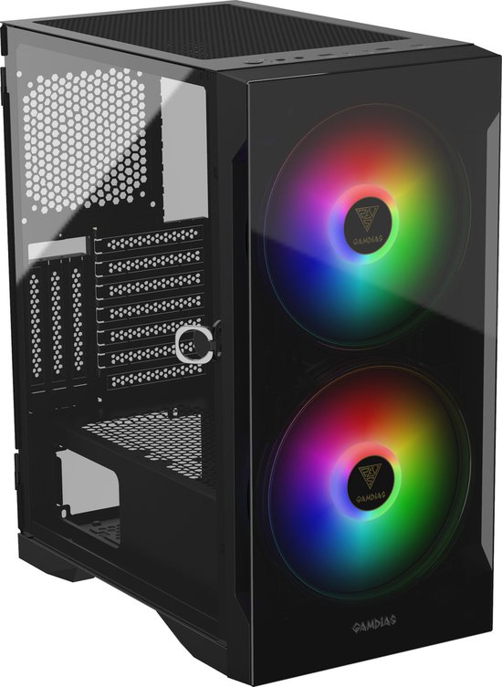 GAMDIAS Case Apollo E2 Elite TG ARGB - PC Behuizing | bol