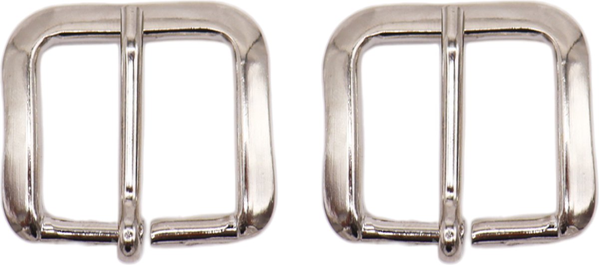 Losse Gesp - Riemgesp - 2 Stuks - 30 MM - Glanzend Zilverkleurig | bol.com