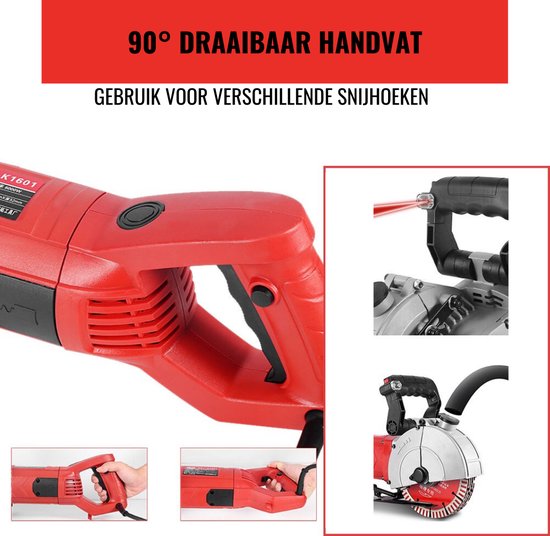 Muurfrees - Sleuvenfrees 5 Diamantzaagbladen - Sleuvenzaagmachine Laser ...