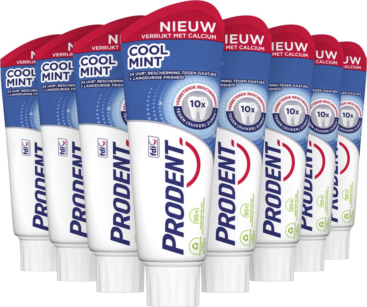 Prodent Cool Mint Tandpasta - 12 x 75 ml - Voordeelverpakking | bol.com