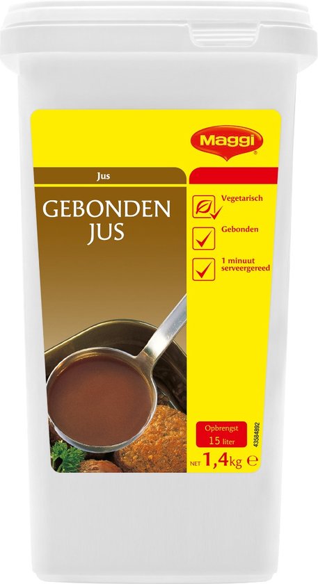 Maggi Gebonden jus - Emmer 1,4 kilo | bol