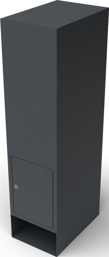 Geroba Pakun Pakjesbrievenbus RAL 7021 | bol.com