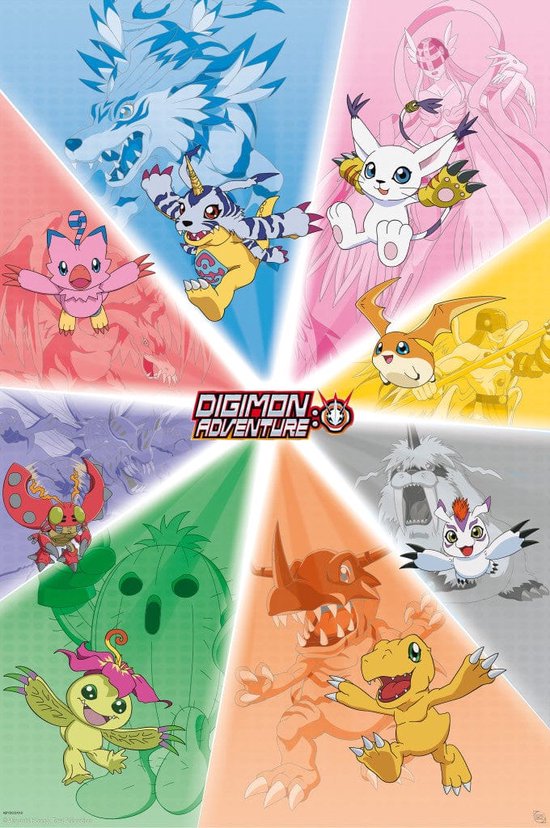 Abystyle Digimon Group Poster - 61x91,5cm | bol.com