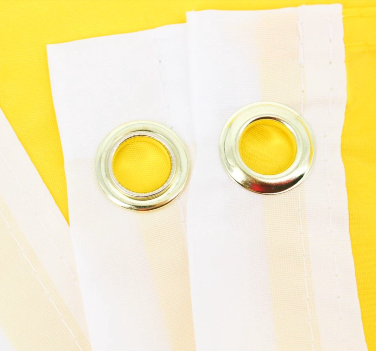 Effen Gele Vlag 150x90CM - Yellow Flag - Overgave - Zelf beschilderen ...