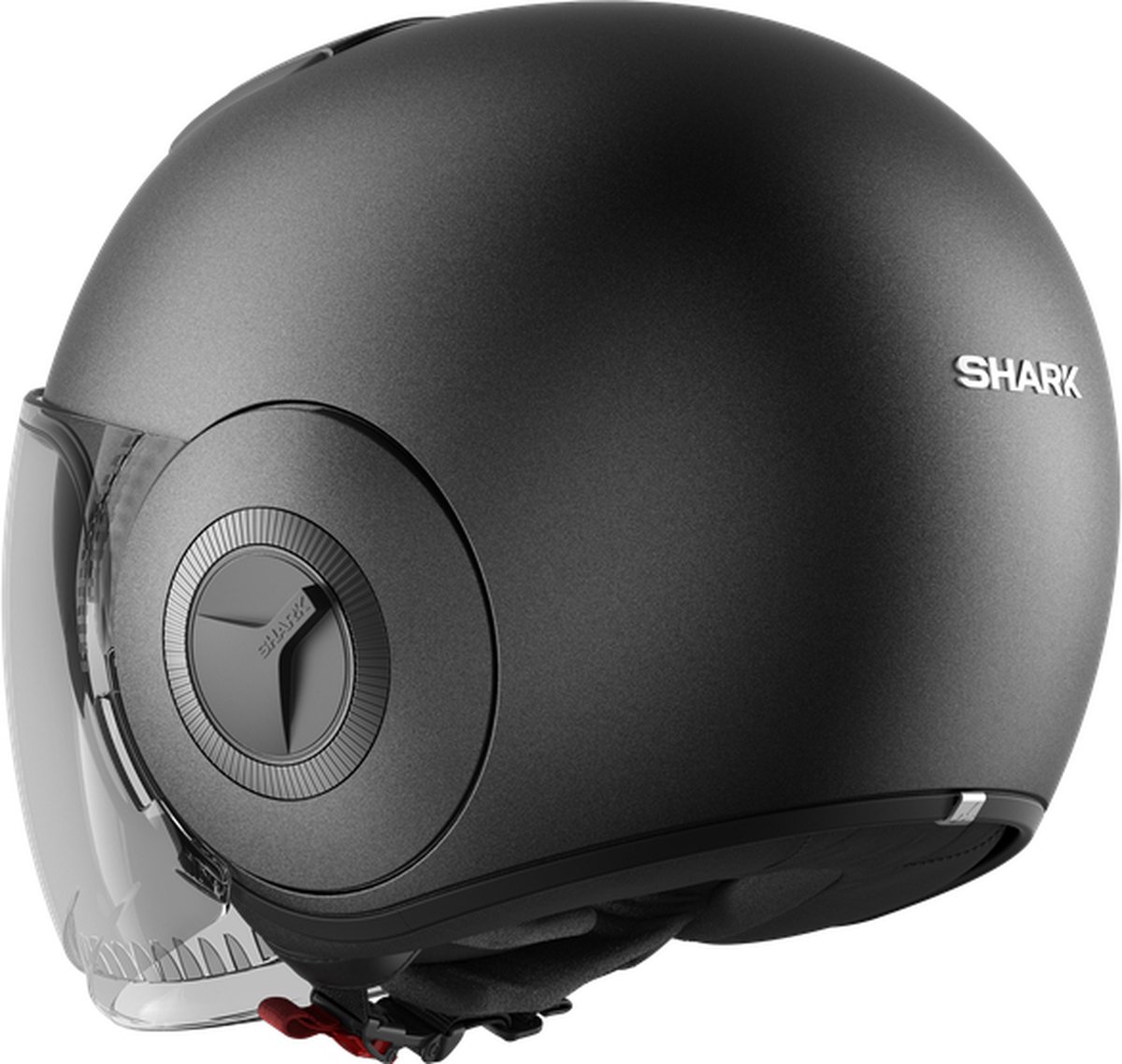 Shark Shark Nano Blank Mat Gun Metaal A06 Jethelm - Maat XL | bol.com