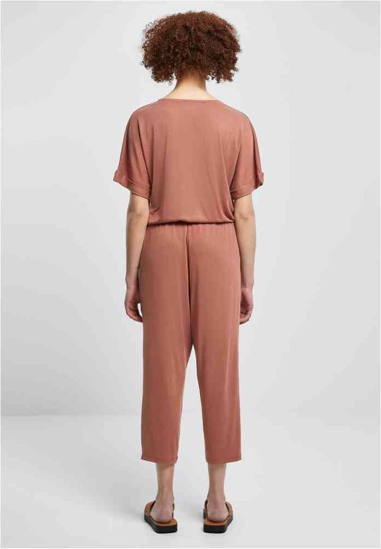 Urban Classics - Modal Jumpsuit - S - Oranje | bol