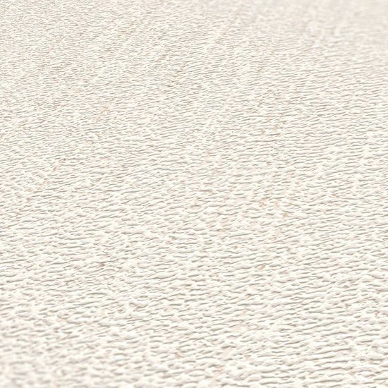 STRUCTUUR BEHANG | Uni - wit crème - A.S. Création Attractive 2 | bol