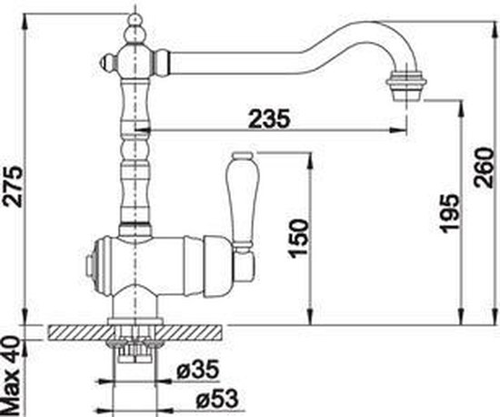 Blanco Tradon messing | bol.com