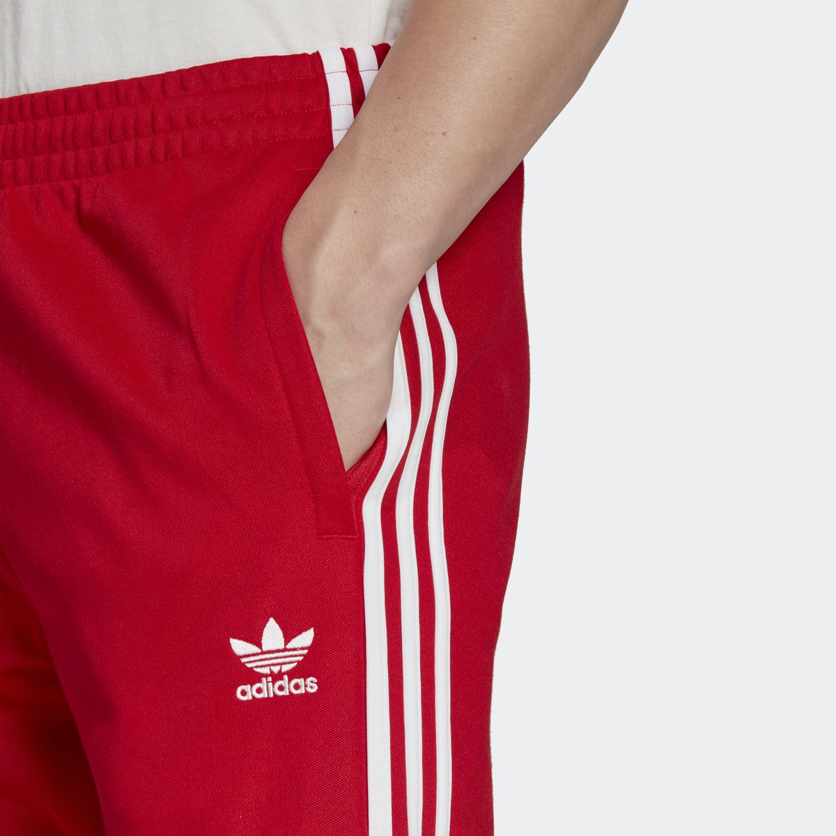 adidas Originals Adicolor Classics Cutline Broek - Heren - Rood - S ...