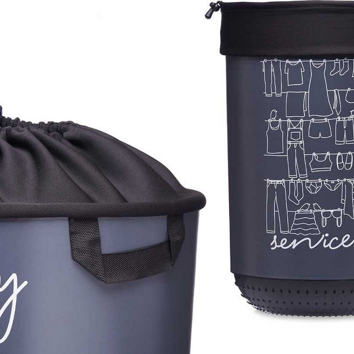 Wasmand Laundry Stof Plastic 40 L (34 x 52,5 x 34 cm) | bol.com