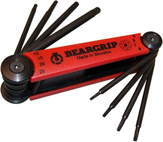 Sleutelset Beargrip 6, 7, 8, 9, 19, 15, 20, 25 mm (8 pcs) | bol.com