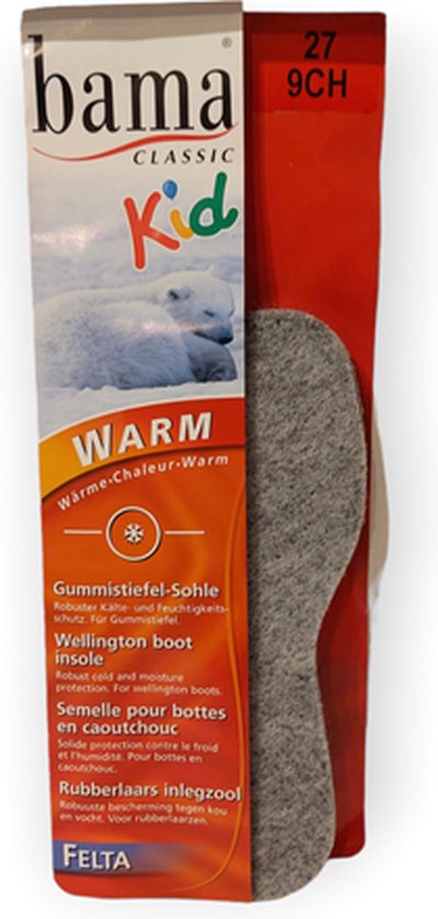 Bama Kids Warm Felta Vilten Inlegzool | bol