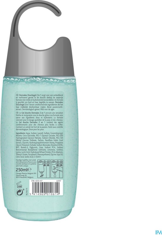 Dermalex® Shower Gel 2 In 1 250ml Be | bol.com