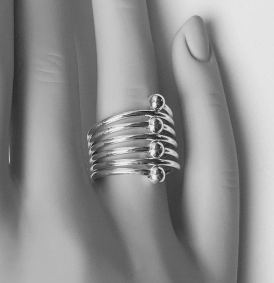 Zilveren ring Kaylee | bol.com