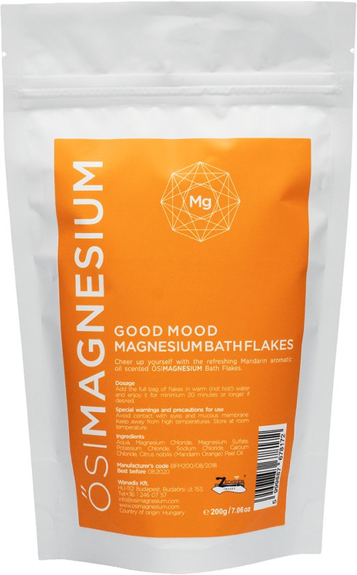 Goed Humeur Magnesium Badvlokken Good Mood (Mandarijn) | bol