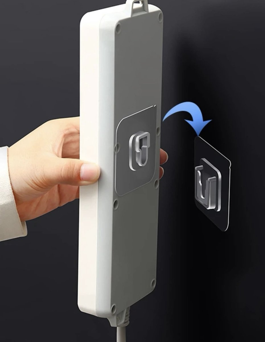 Muurbevestiging set - Zelfklevend - Muurhaken - Haakjes - Ophangsysteem ...