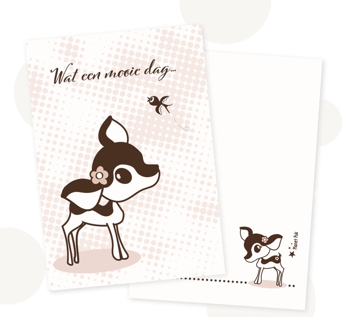 Planet Puk | Kaartenset - 5 grote kaarten! | decoratieve kaarten ...