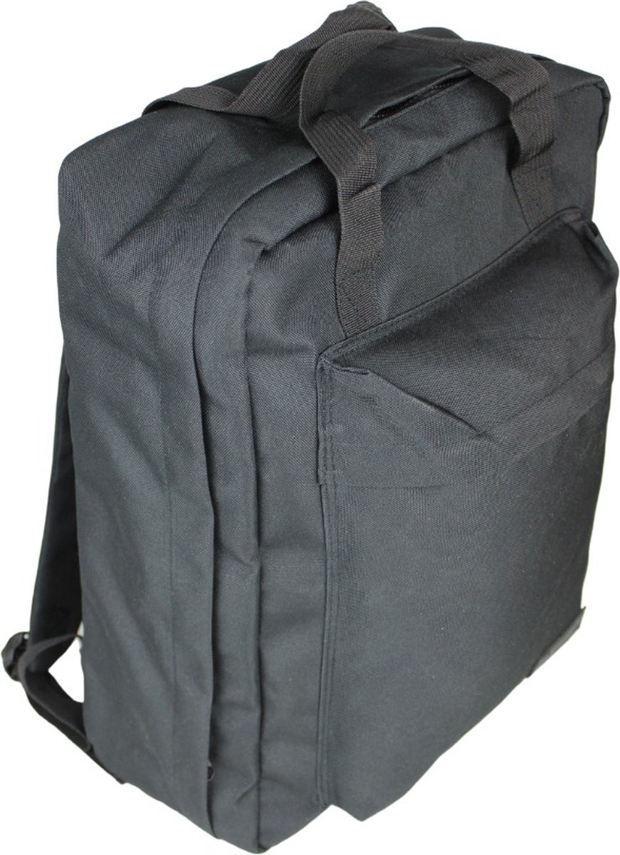 Rugtas Zwart - 15,6 inch Laptop Rugzak - Schoolrugtas - Trendy Rugtas ...