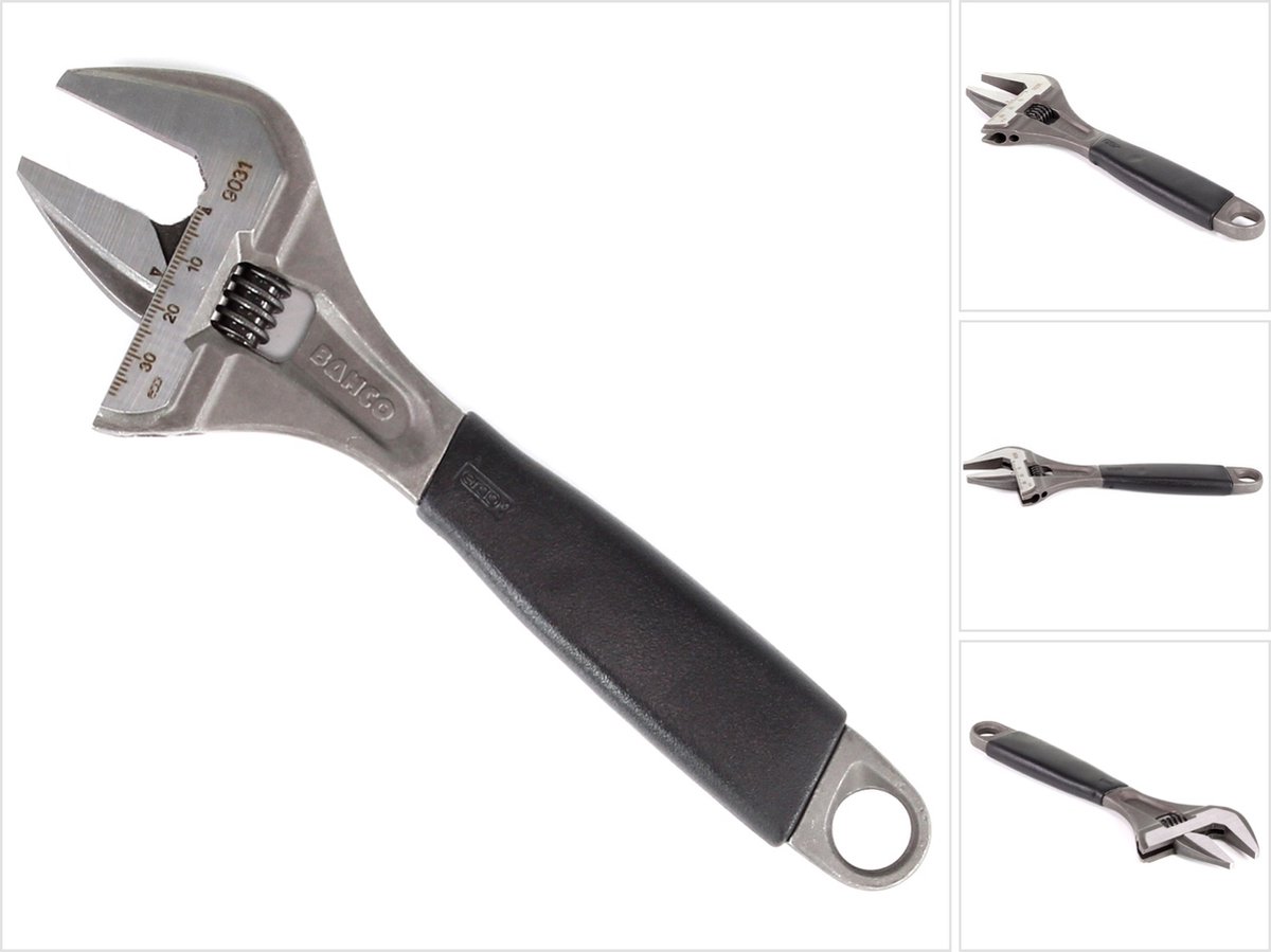 Bahco 9031 Verstelbare Moer sleutel - 38 x 218 mm | bol