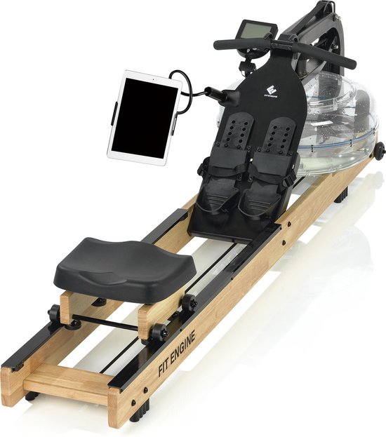 FitEngine roeimachine waterweerstand 210cm echt hout LCD-scherm ...