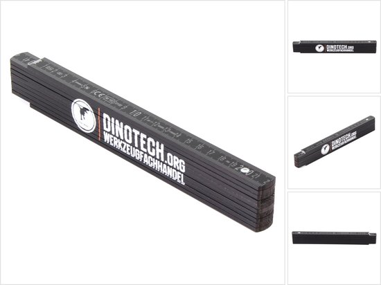 Stabila Dinotech Règle Pliante Règle Pliante Règle de Compteur Zwart 2m Précision... | bol