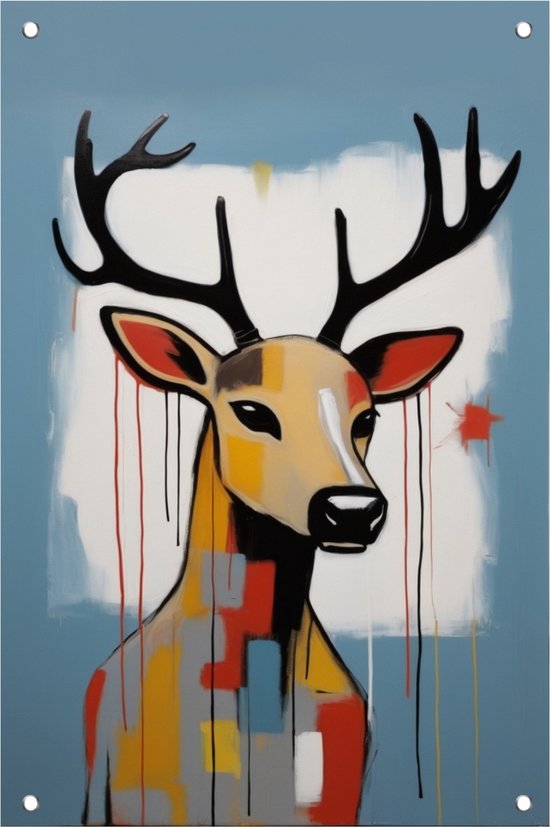 Hert tuinposter - Dieren tuinposter - Poster hert - Posters buiten ...