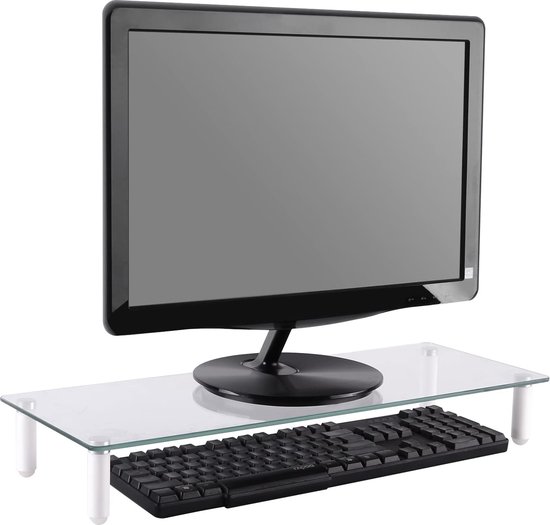 Monitorstandaard verhoger, metalen computerstandaard - Dual Monitor ...