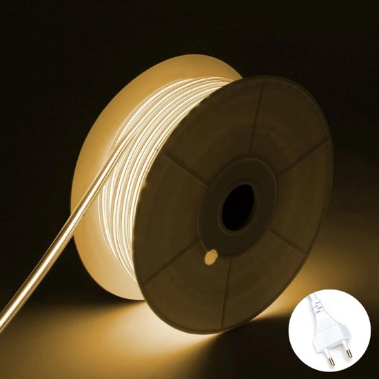 COB LED Strip - Warm Wit 3000K - 10 Meter in één rol(1x 10meter ...