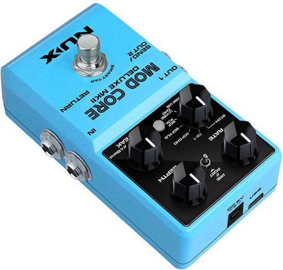 Nux Pedals Mod Core Deluxe MKII - Modulation effect-unit voor gitaren | bol