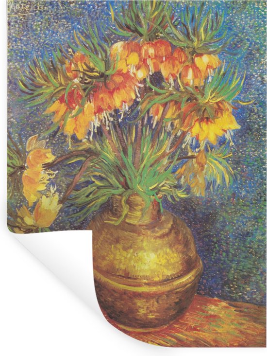 Muurstickers - Sticker Folie - Keizerlijke kronen in een koperen vaas ...