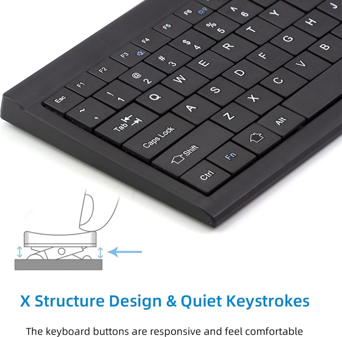 Beroli - CUQI - Mini-toetsenbord - Bekabeld Toetsenbord - Stille ...