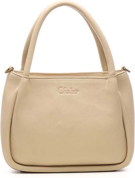 Chabo Bags - Campbell Handbag - Crossover - Leer - Creme | bol