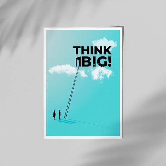 Think Big (Motivatie & Inspiratie) | Poster | B2: 50 x 70 cm | bol