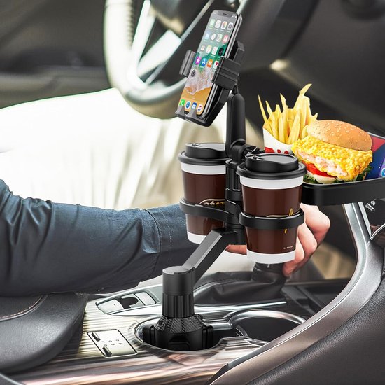 Drankhouder voor in de auto, tafelblad, 360 graden verstelbare ...