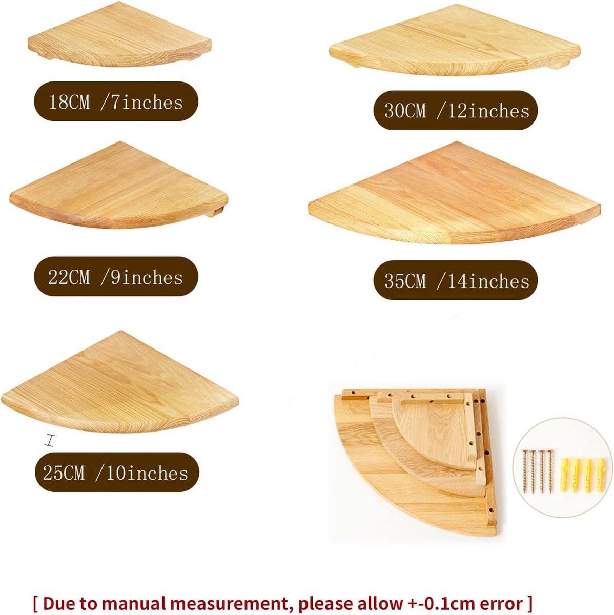 Eiken hoekplank zwevende planken hoek massief houten hoekwandplank voor ...