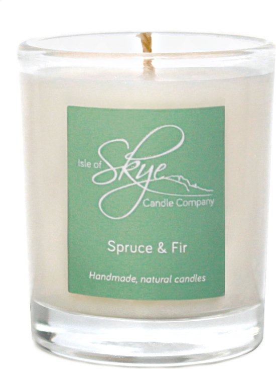 Geurkaars Den en Spar Mini - 20 uur - Sojawas - Isle of Skye Candle | bol