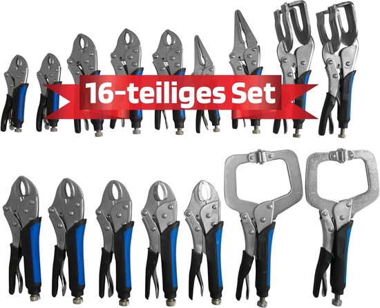 SW-Stahl 41560L griptangset 16-delig I universele, las-, Langbeck ...