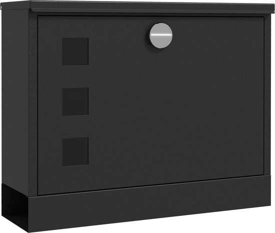 Brievenbus – Metalen – Krantenhouder – Zwart | bol