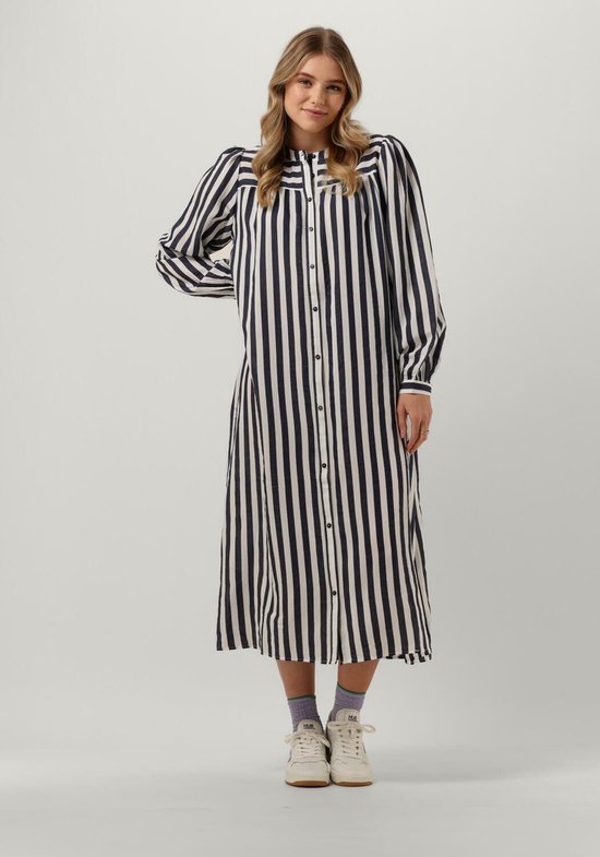 Lollys Laundry Jess Dress Jurken Dames - Rok - Jurk - Donkerblauw ...