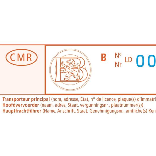 CMR NCR CMR laser NCR 4-voud [1-2-3-4] - Genummerd | bol.com