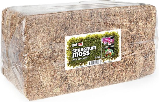Happet - Pet Products/terrarium/reptile Substrate - Sphagnum Moss, 5kg ...